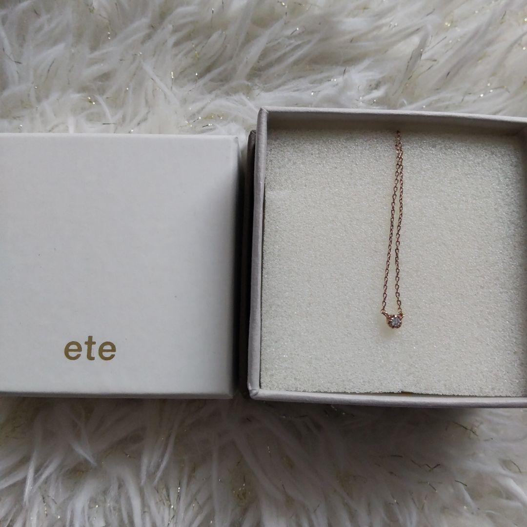 ete ネックレス 10Kピンクゴールド - メルカリ