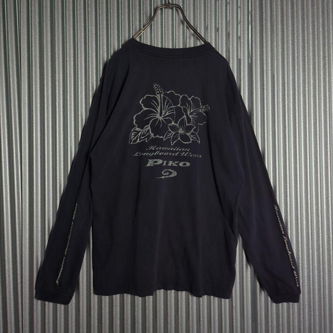 【中古】Y2K piko ピコ ロンT 長袖 スミクロ 両面プリント グランジサーフ - メルカリ