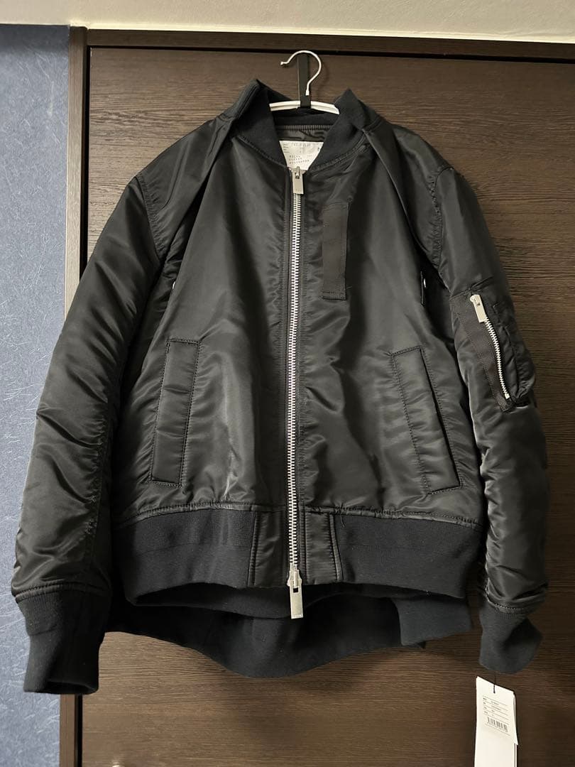 sacai ボンバージャケット XL MA-1 新品 - メルカリ