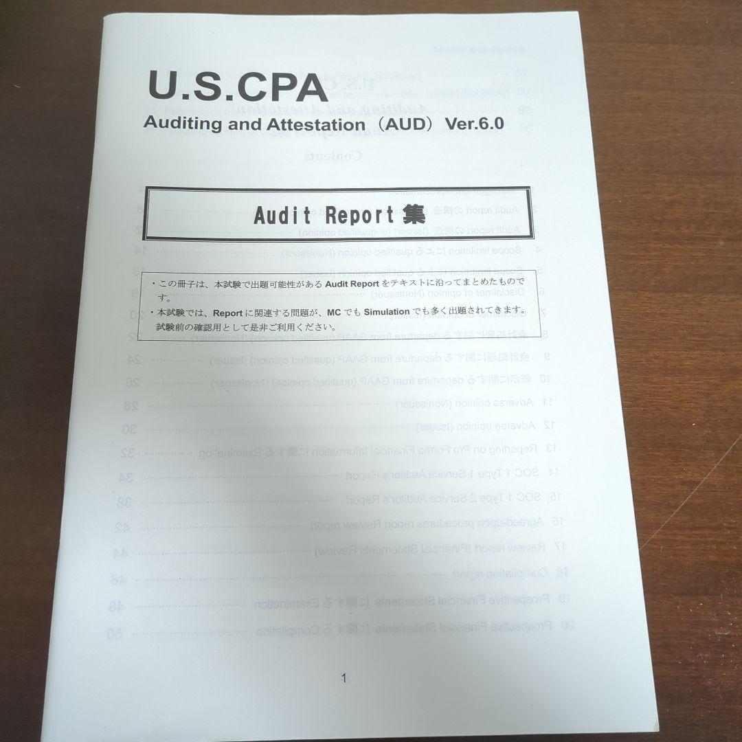 uscpa AUD report集 Ver6 - メルカリ