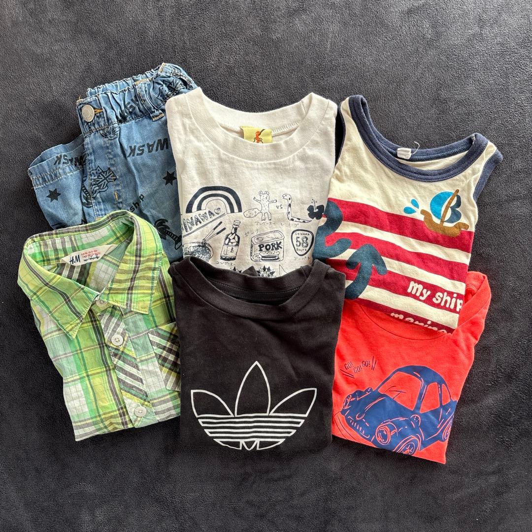 まとめ売り/6枚/男の子[95-100]美品 H&Mなど 半袖 半ズボン 夏服 - メルカリ
