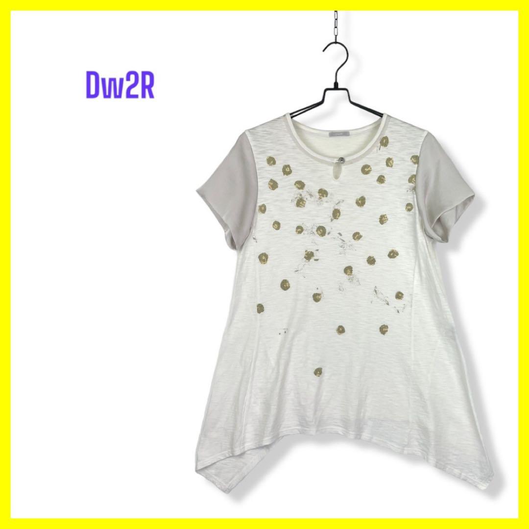 美品 Dw2R 半袖 プルオーバー ドット プリント サイズ40 白 カットソー - メルカリ
