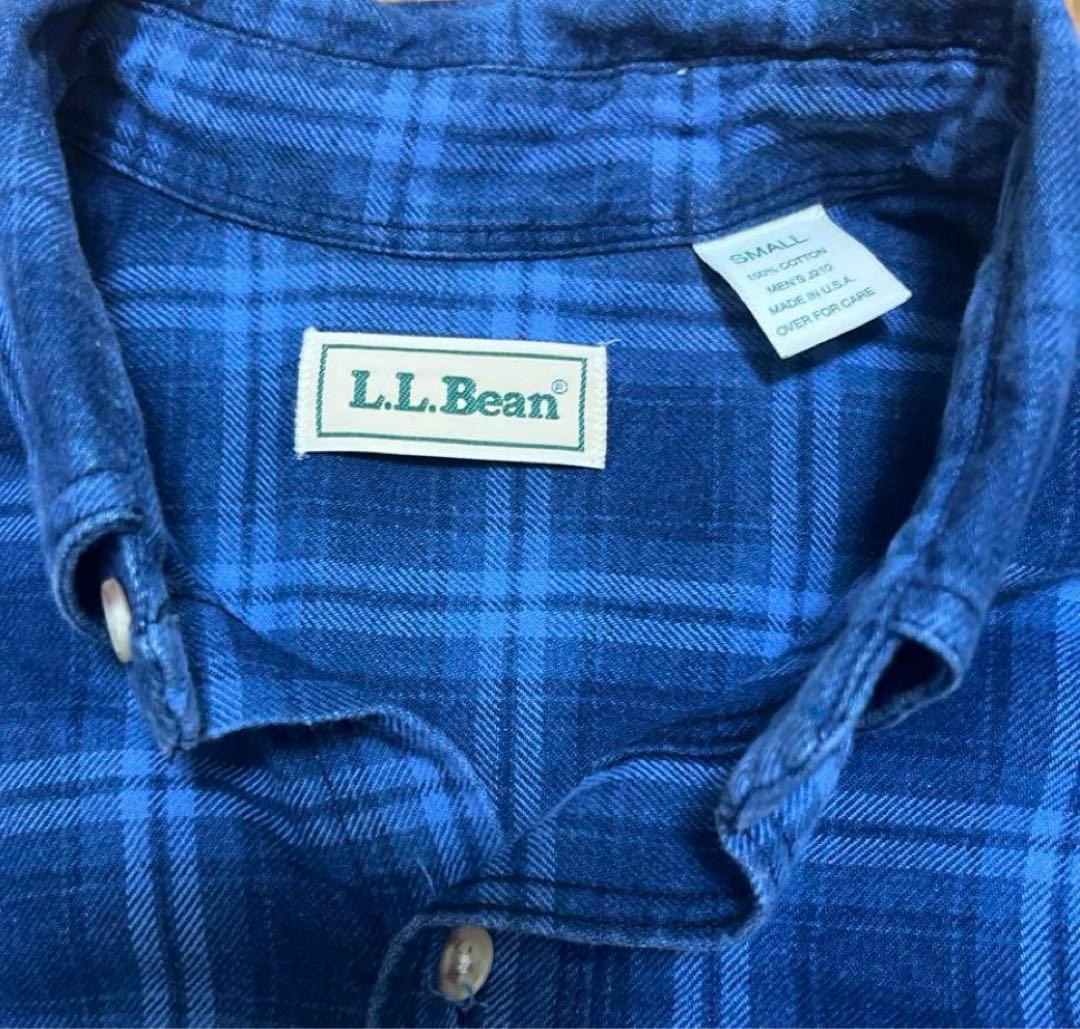 LLBean ネルシャツ 80s〜90s ブルー made in usa 美品 - メルカリ