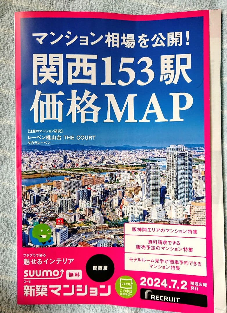 SUUMO スーモ 関西「関西153駅 価格MAP」 2024.7.2 - メルカリ
