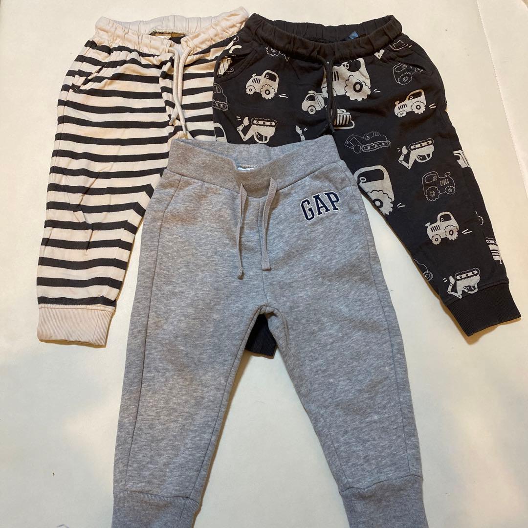 【GAP H&M】裏起毛パンツ 90センチ 子ども服 3点セット - メルカリ