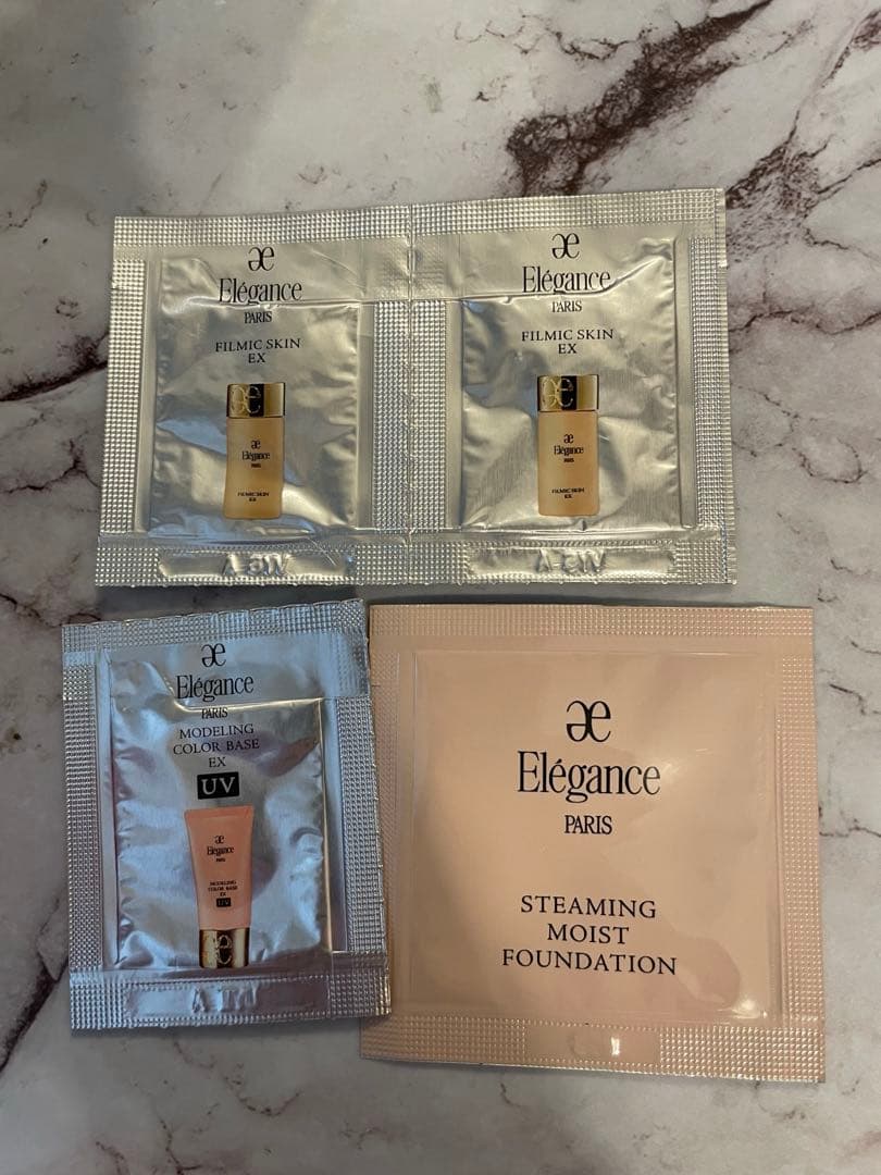 elegance UV下地・ファンデーション サンプルセット - メルカリ