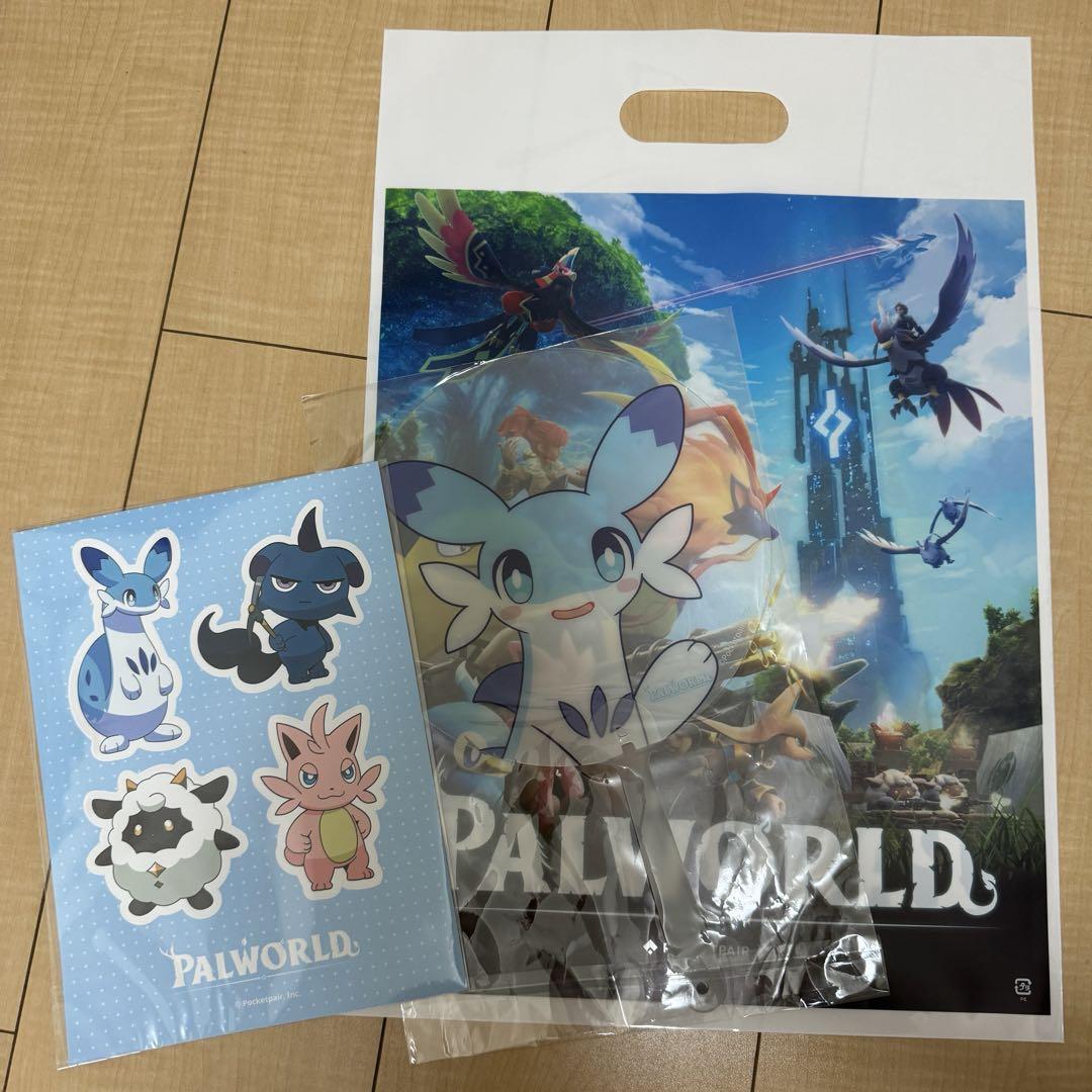 パルワールド Tgs2024 ショッパー うちわオコチョ ステッカー メルカリ
