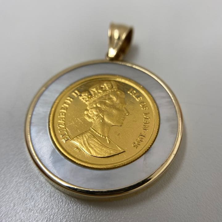【希少】エリザベス女王金貨 ネックレストップ】24金/K14 by メルカリ