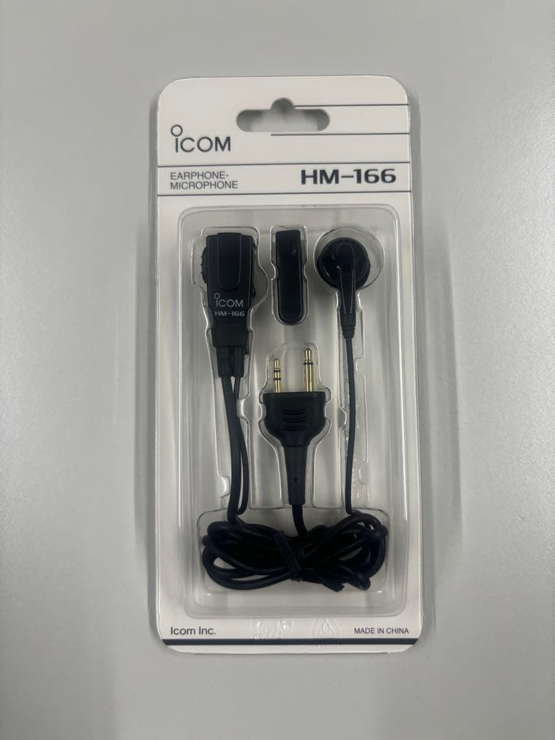 ICOM HM-166 イヤホンマイク - メルカリ