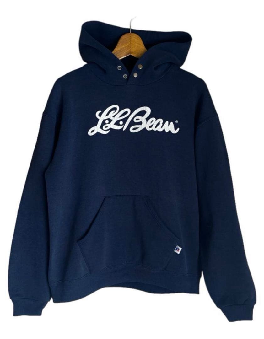LLBEAN 筆記体ロゴ パーカー 90s RUSSELL - メルカリ