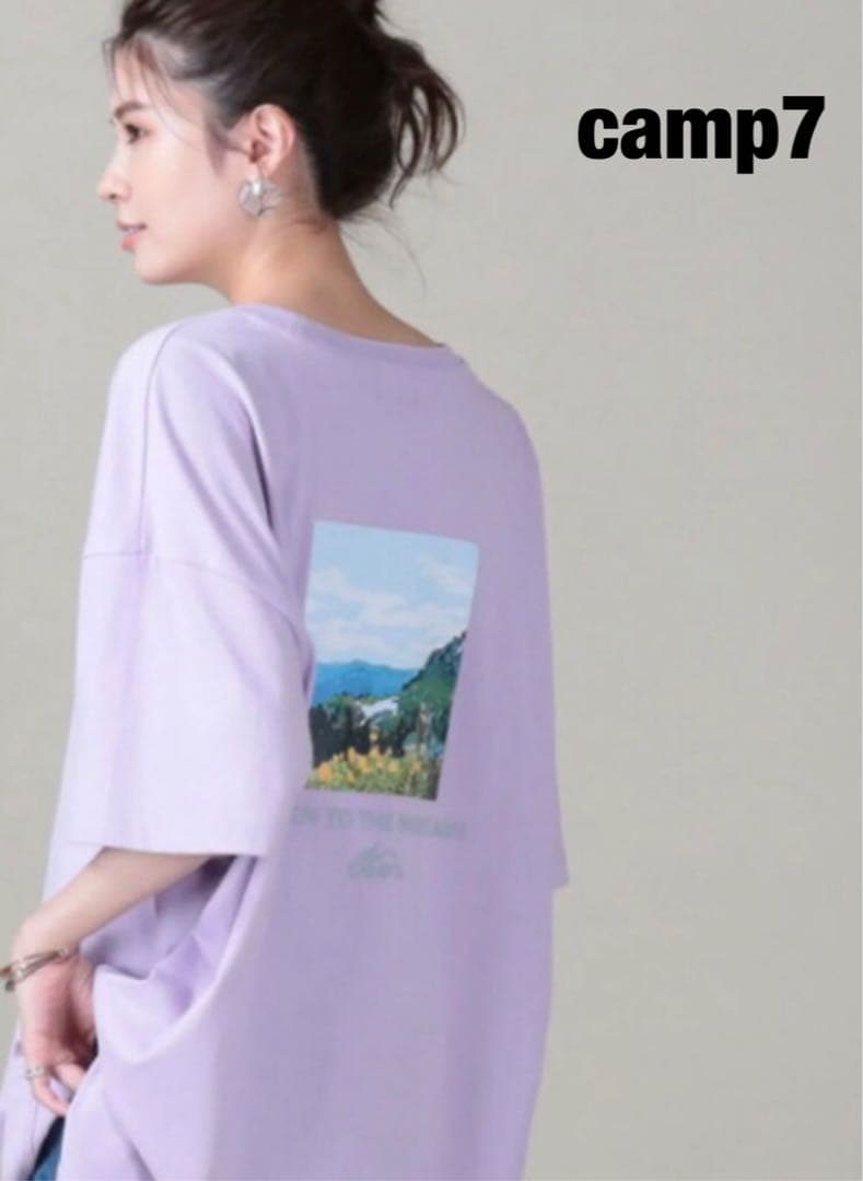 【新品】camp7 バックプリントtシャツ キャンプ7 オーバーサイズ 〜XL - メルカリ