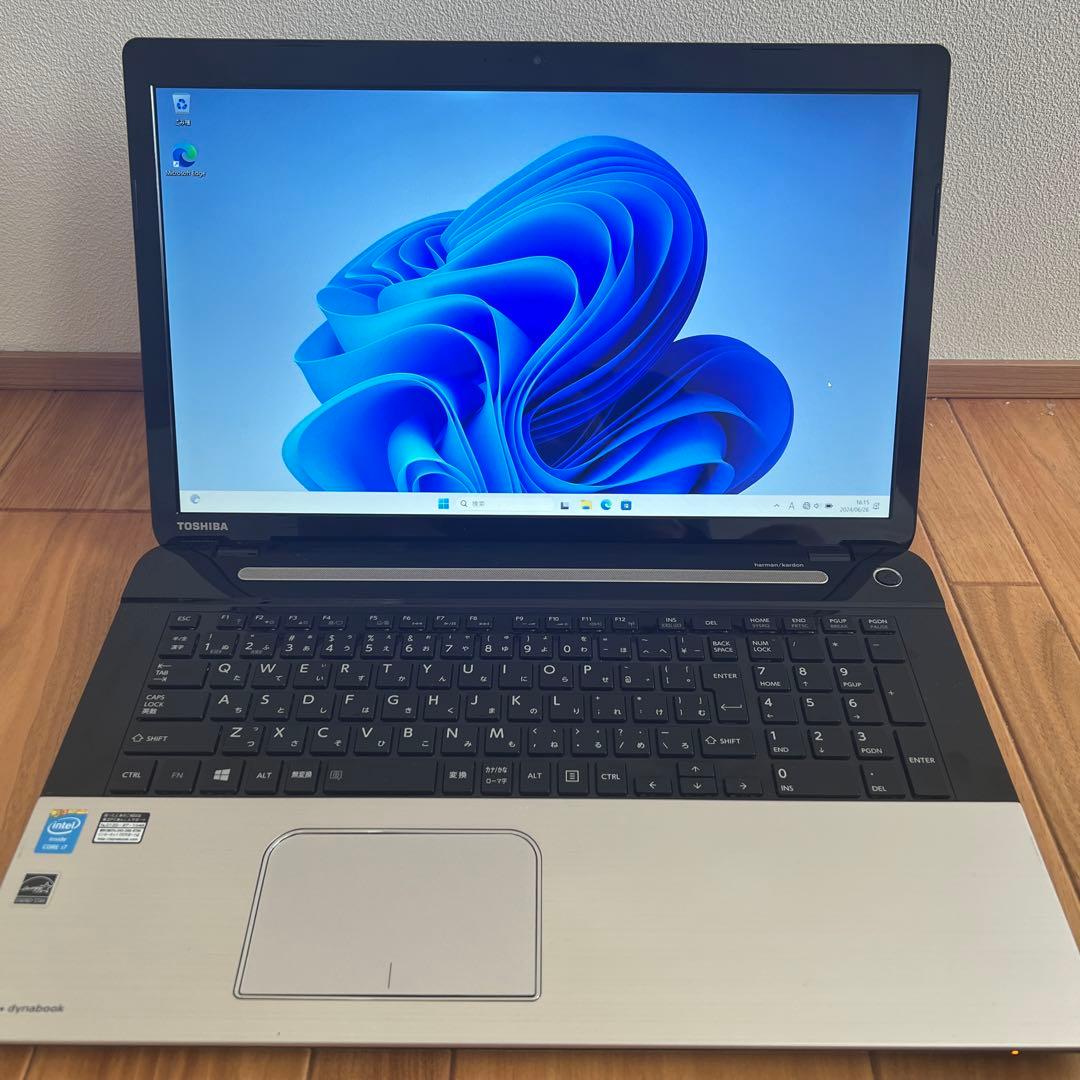 東芝 ノートパソコン T87/77M PT87 大画面17.3インチlジャンク品 - メルカリ