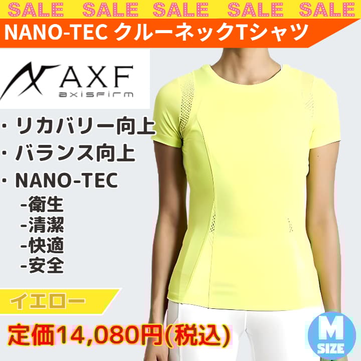 超特価！AXF Tシャツ 半袖 NANO TEC Mサイズ アクセフ Y - メルカリ