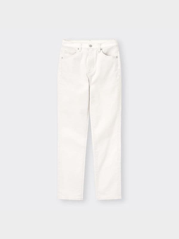 GU ジーユー スリムテーパードアンクルジーンズ+EC(丈長め73cm) - メルカリ