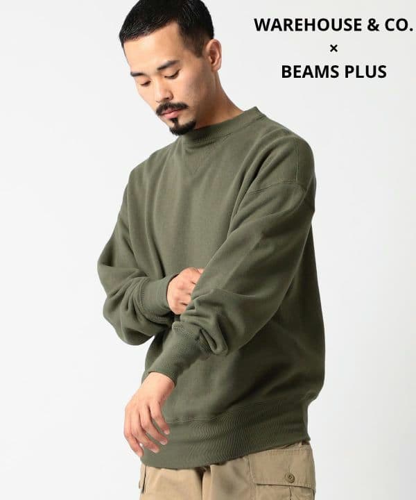 ウエアハウス × BEAMS PLUS / 別注 クルーネック スウェット 男女兼用 7040円 swim.main.jp
