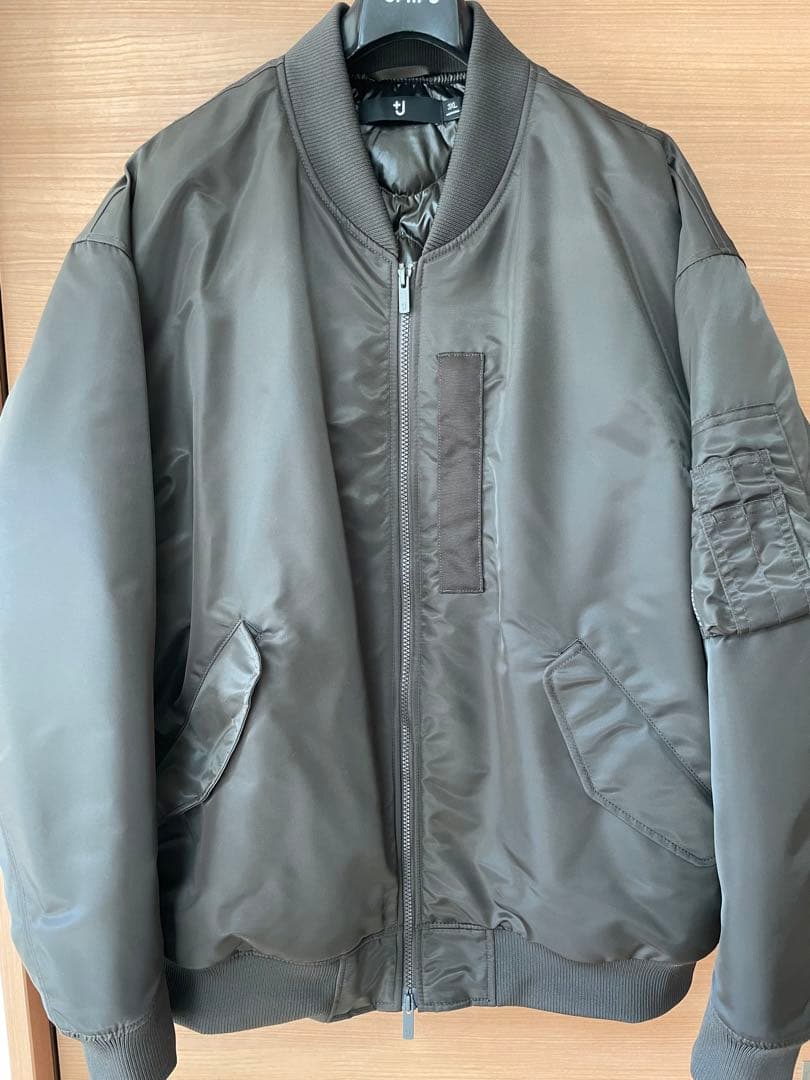 【未使用品】UNIQLO +J MA1ジャケット3XL グレー - メルカリ