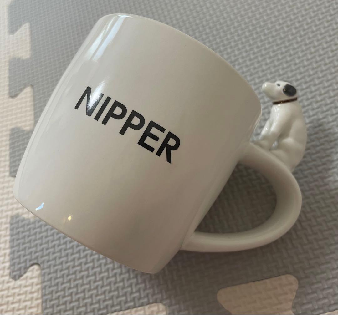 NIPPERマグカップ 犬のフィギュア付き＊ニッパー犬＊ - メルカリ