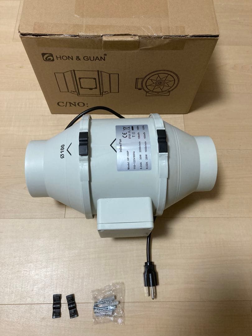 Hon&Guan ダクトファン 100mm by メルカリ