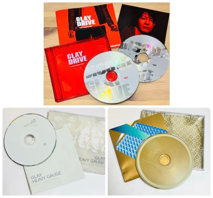 GLAY CD3点セット DRIVE ,HEAVY GAUGE ほか by メルカリ