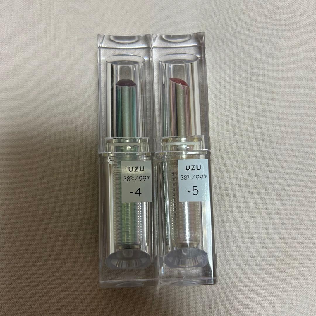 UZU 38°C/99°F リップスティック -4 +5 2本セット【匿名発送】 - メルカリ