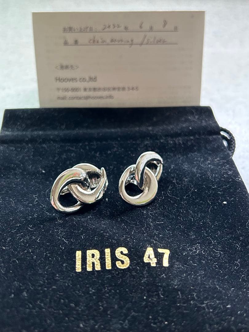 イリス47 IRIS47 シルバー イヤリング by メルカリ